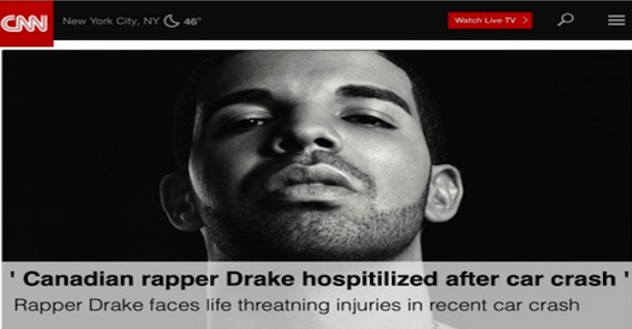 Drake Victim of Death Hoax | Welcome to Kollegekidd.com