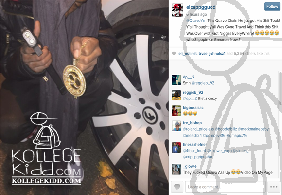 Capo Says He Going To Steal Quavo of Migos’ New ‘YRN’ Chain – Welcome ...