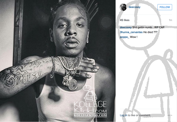 Chicago Hip Hop Community Mourns Tragic Death Of Glo Gang Artist Capo ...