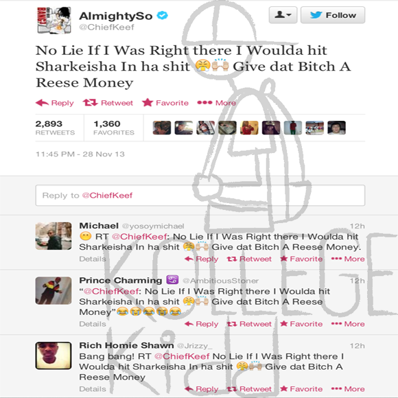 Chief Keef Disses Sharkeisha, Says He Would Have Given Her The Lil ...