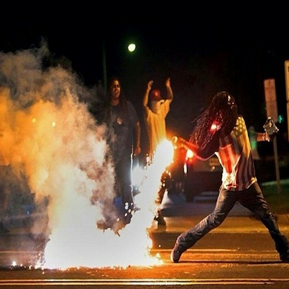 Brave Mike Brown Protester, Haiku, Documents Intense Face Off With ...