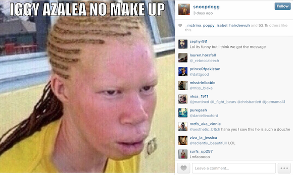 Did Snoop Dogg’s Albino Meme Expose Australian Rapper Iggy Azalea As A ...