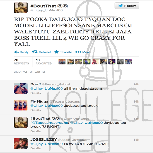 Lil Jay Remembers Friends Lost Since 2009 – Welcome To KollegeKidd.com ...