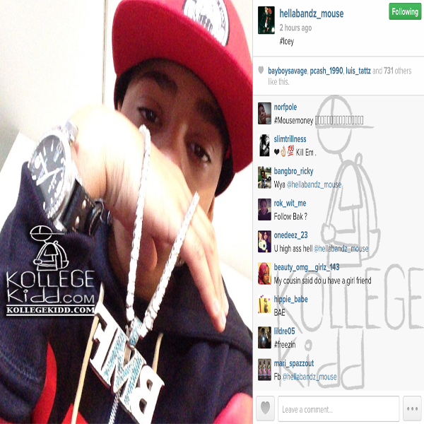 Lil Mouse Shows Off New Diamond Chain – Welcome To KollegeKidd.com ...