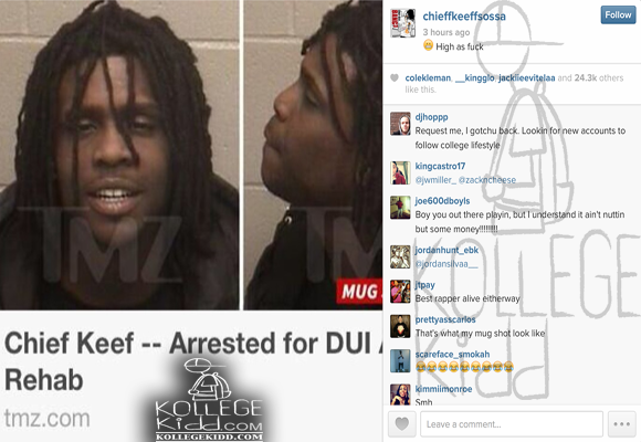 Chief Keef Says He Was High In DUI Mugshot – Welcome To KollegeKidd.com ...